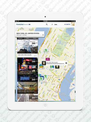 IHG Priority Club Rewards su iPad con una nuova applicazione ...