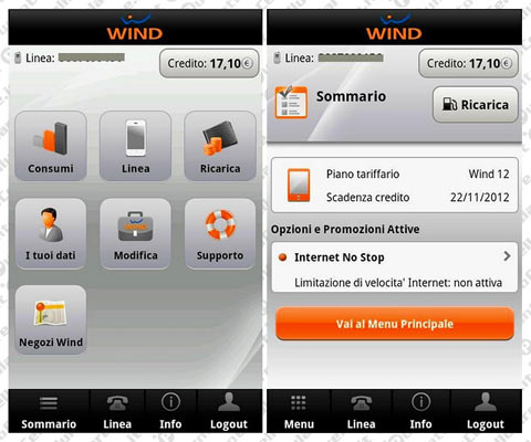 Wind - MyWind, l'applicazione ufficiale per i clienti con Android | PuntoCellulare.it